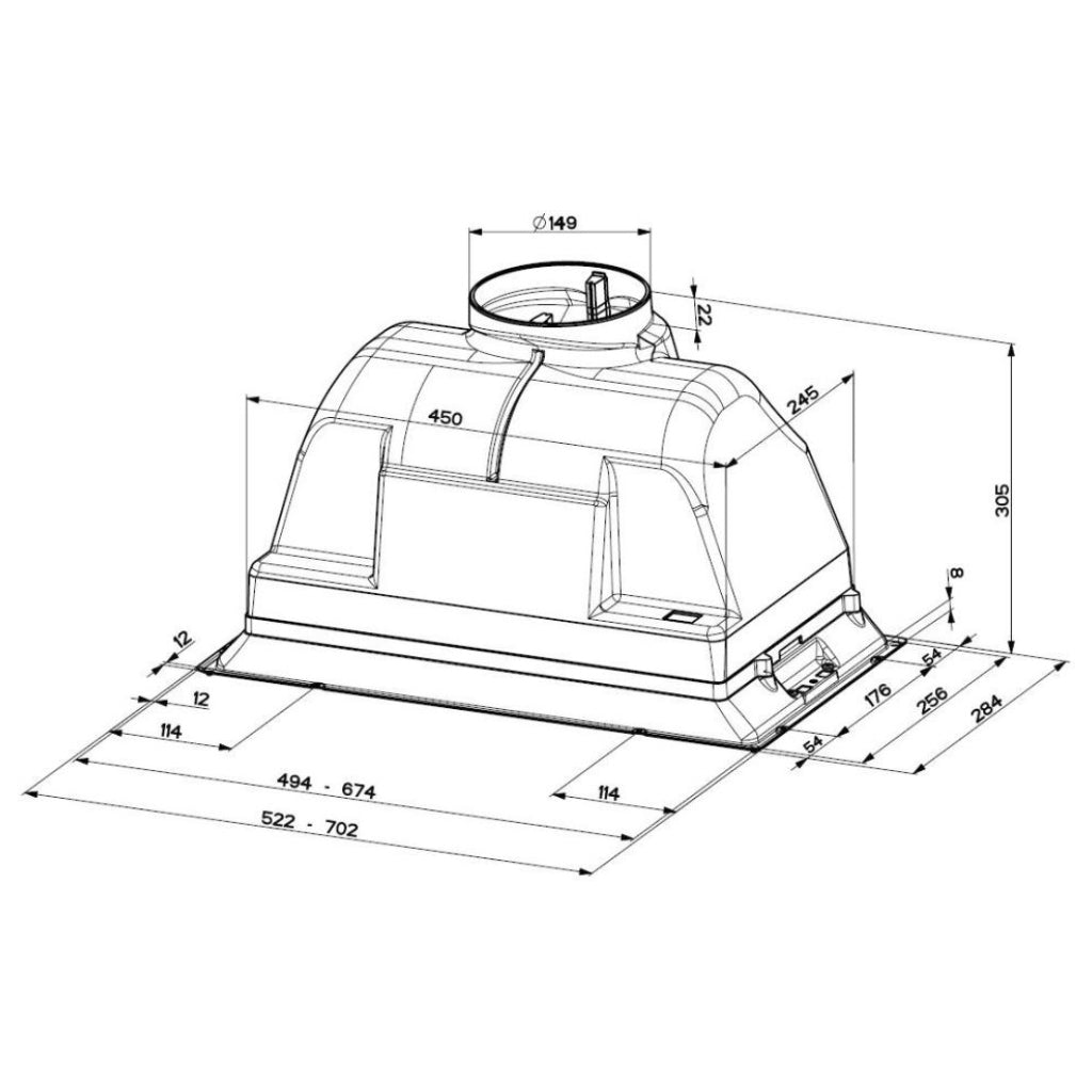 Electrolux ERI512SA 52CM Under Cupboard Rangehood – Stove Doctor