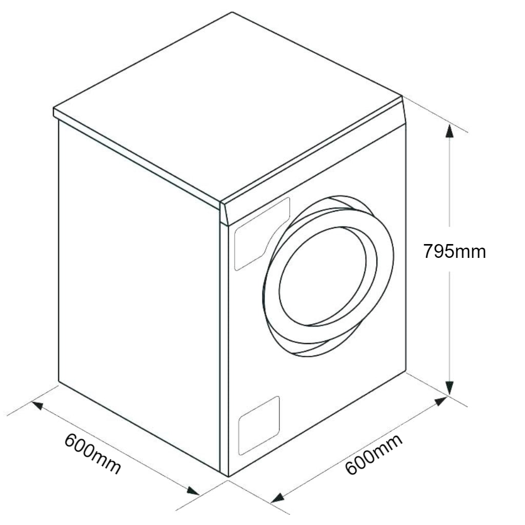 Simpson SDV656HQWA 6.5Kg Vented Dryer